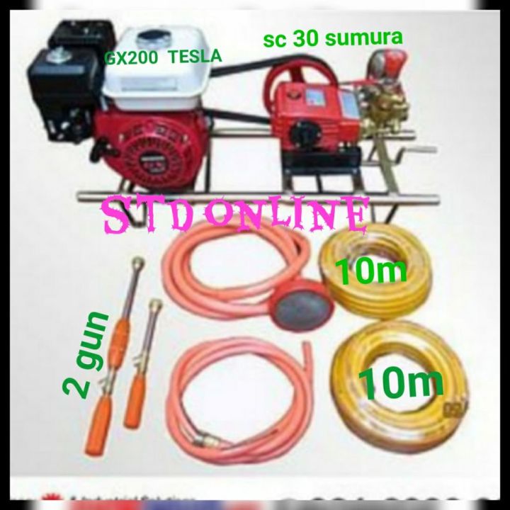 Mesin Steam cuci mobil GX200 + SC30 POWER SPRAYER KOMPLIT SIAP PAKAI | Lazada Indonesia