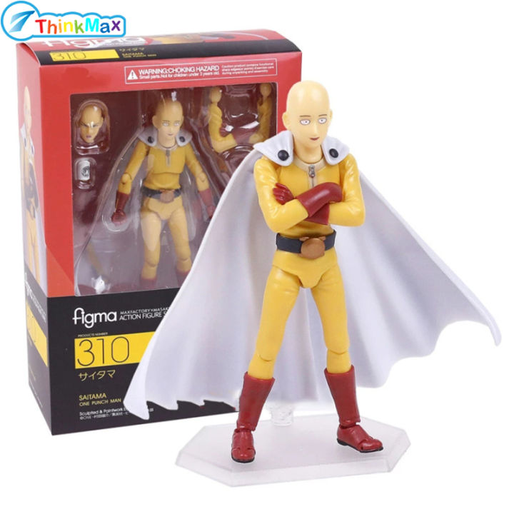 Figma 310 Mini Figure One Punch Man Saitama Action Figure Collectible ...