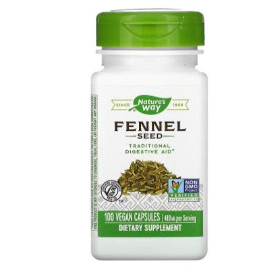 Nature's Way, Fennel Seed, 480 mg, 100 Vegan Capsules | Lazada PH