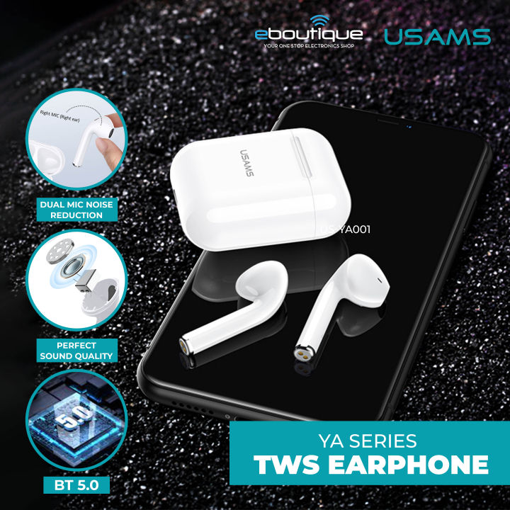 USAMS YA Series True Wireless Sports Earphone BT5.0 (US-YA001) | Lazada PH