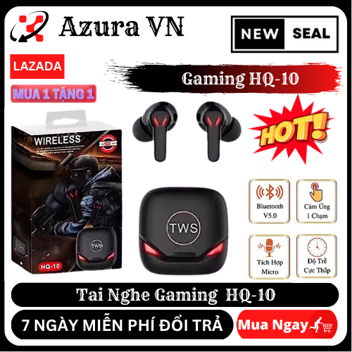 [HCM] Tai Nghe Không Dây Gaming HQ-10 , Tai Nghe Bluetooth Gaming H-10 ...
