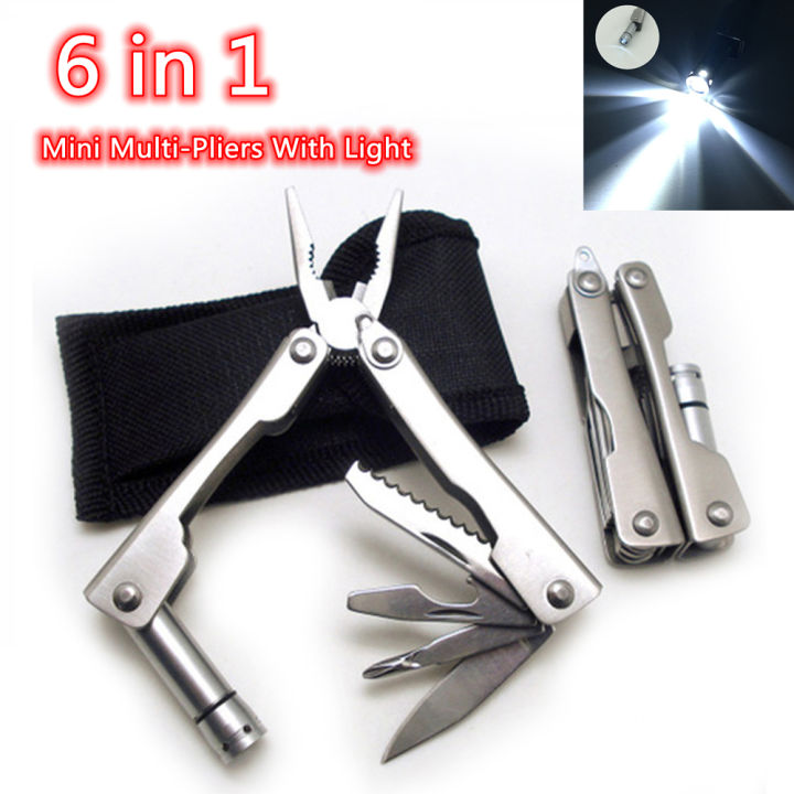 MINI Stainless Steel Multi Tool Pocket Multifunctional Tool for Travel ...