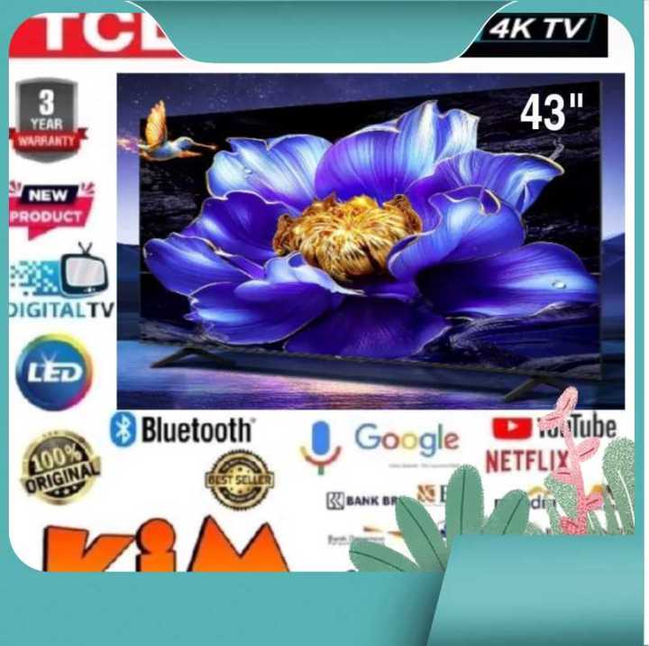TCL 43V6C Smart TV 43 inch Google TV 4K UHD - T-Screen - Dolby Audio ...
