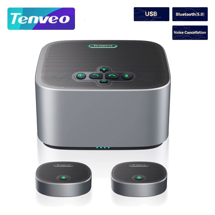 Tenveo M6BEX Bluetooth Conference Speakerphone with 8 omnidirectional ...
