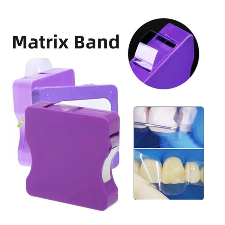 Dental Resin Matrix Bands Light Cured Restoration Strip Clear Forming ...