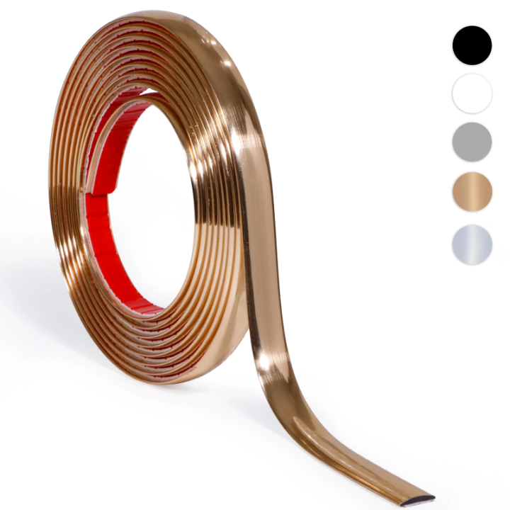 1 Roll Peel And Stick Tile Wall Trim 3m Plastic Edging Trim Liner ...