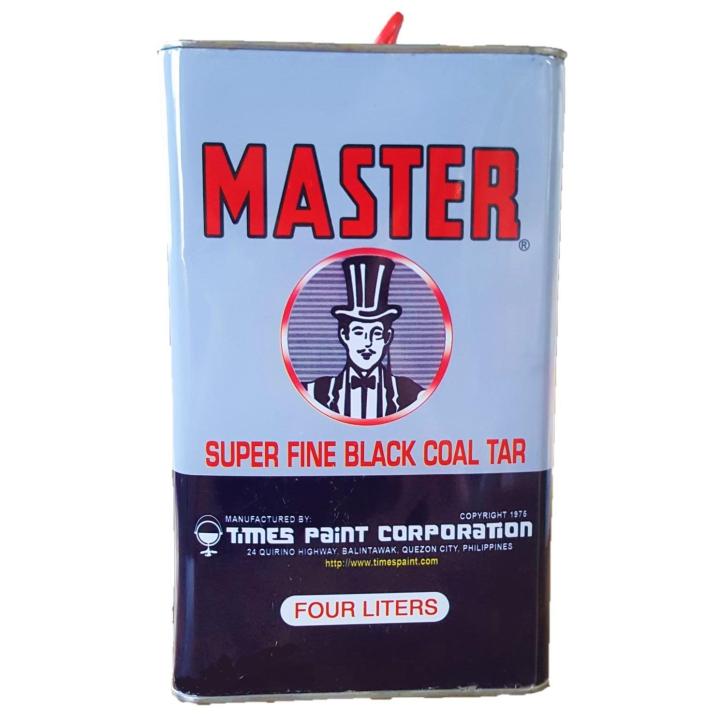 Master Super Fine Black Coal Tar - 4L | Lazada PH