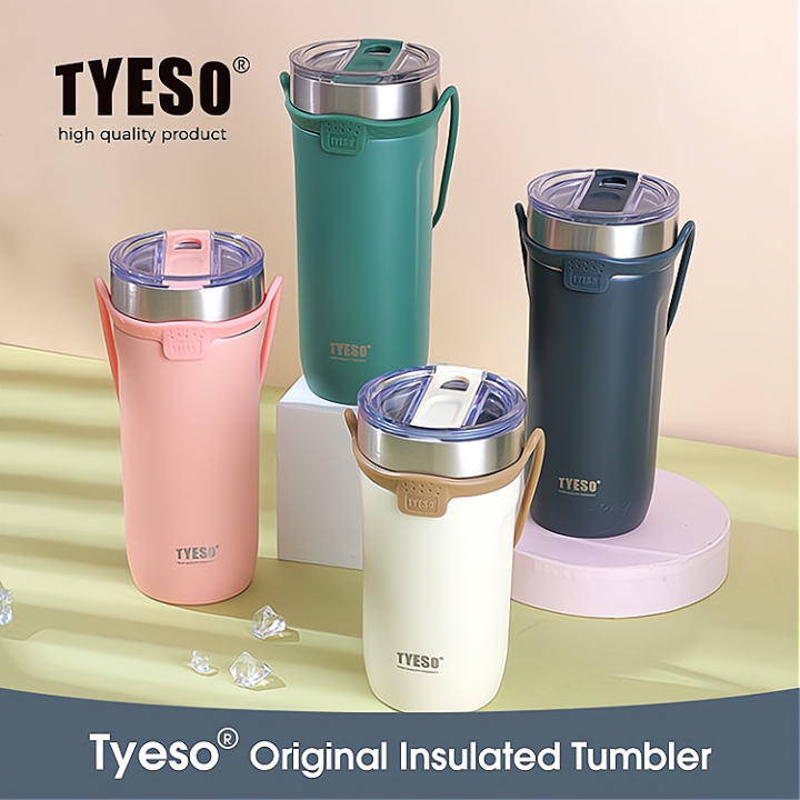 Original Tyeso Tumbler Stainless Steel Insulated Vacuum Thermos Coffee Mug Water Bottle With ...