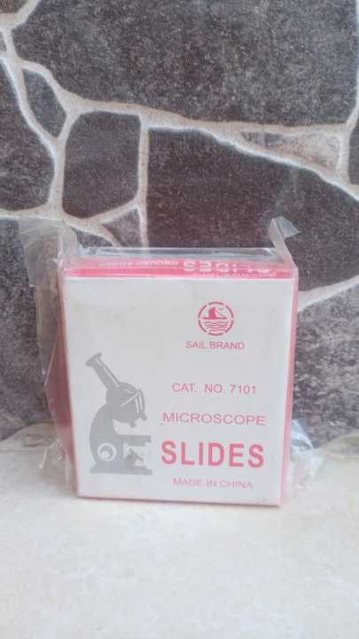 Object Glass Kaca Preparat CAT. No. 7101/ Microscope Slides | Lazada ...