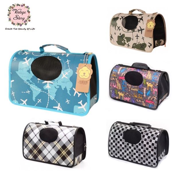 Tas Peliharaan Tas Anjing Kucing Waterproof Pet Carrier Bag | Lazada ...