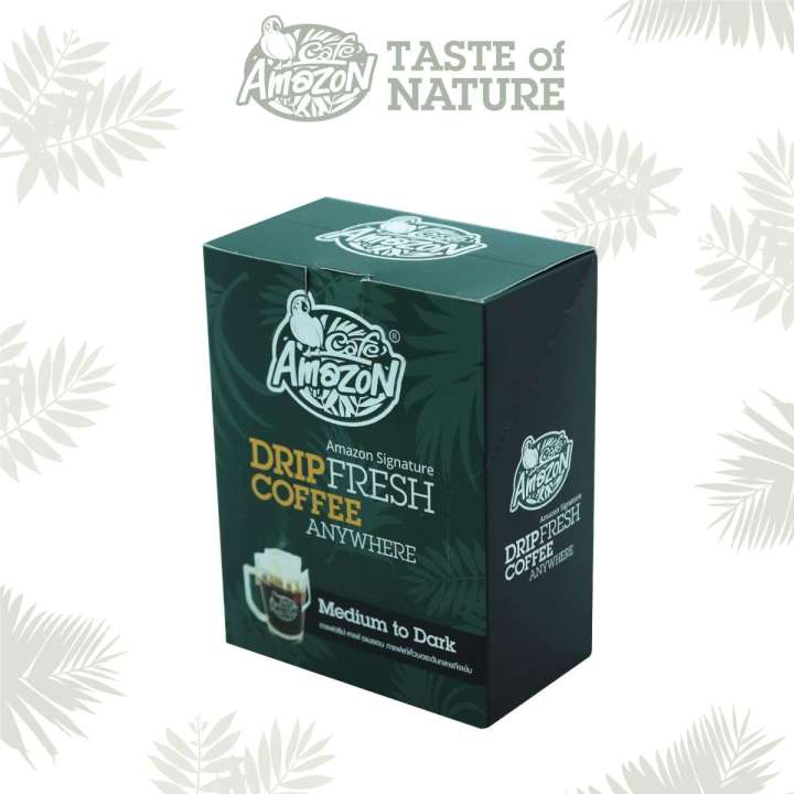Café Amazon Drip Coffee กาแฟดริป คาเฟ่ อเมซอน (Signature) 1 กล่อง ...