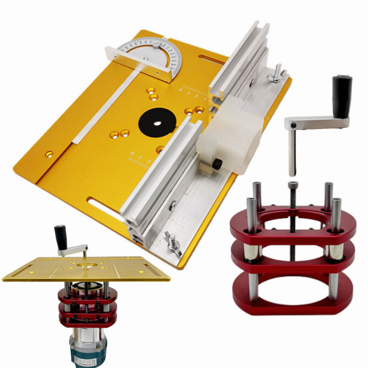 Router Lift Kit W/ Aluminum Router Plate for 65mm Diameter Motors ...