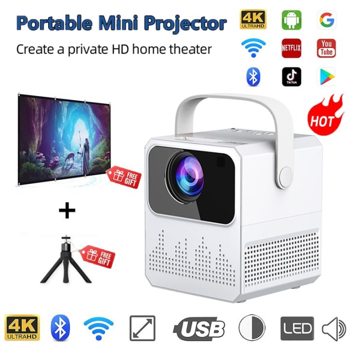 Xiaomi Projector 1080P 4K Android 11 With Bluetooth Home Theater ...