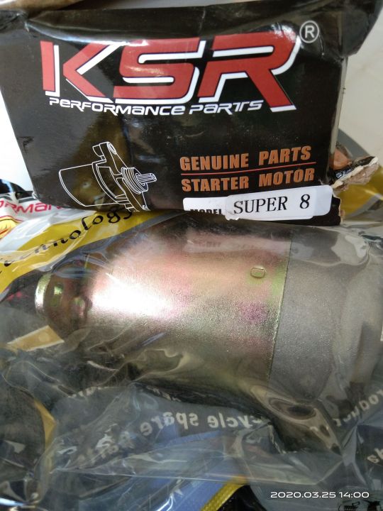 SUPER 8 STARTER MOTOR KSR THAILAND PARTS | Lazada PH