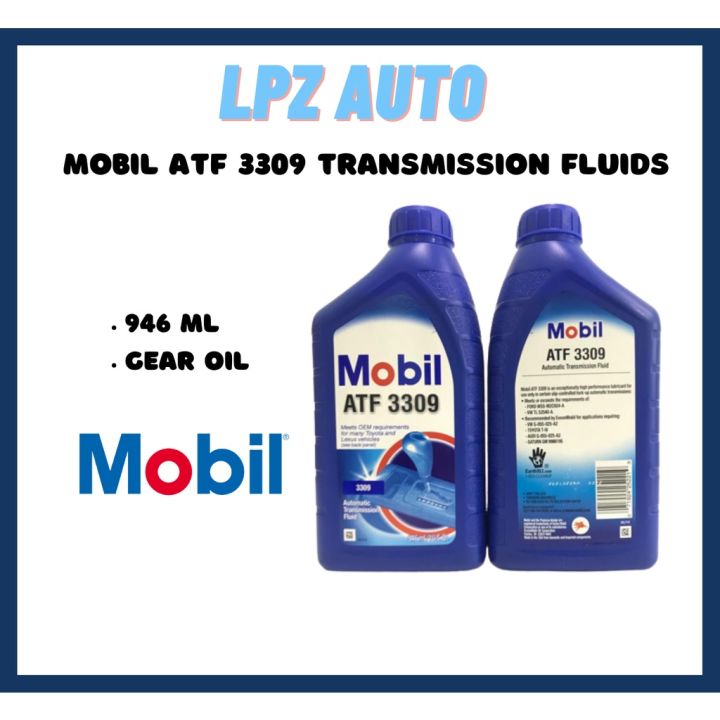 MOBIL ATF 3309 Transmission Fluids [946ML] | Lazada