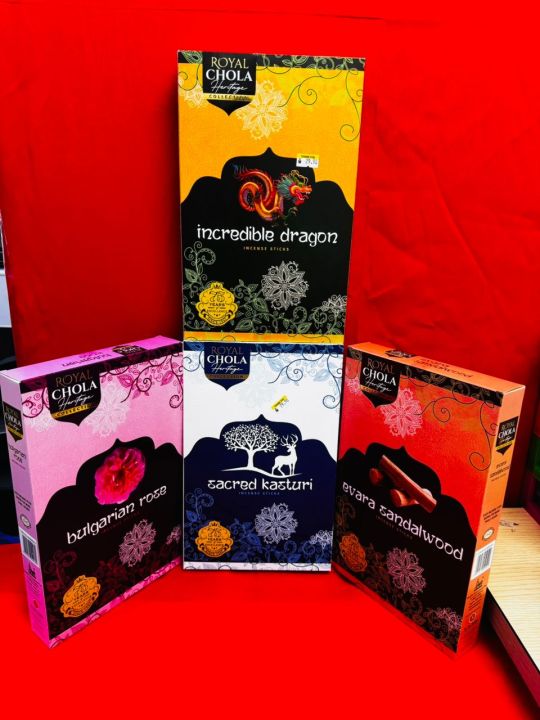 Royal Chola Heritage Collection Incense Sticks / Royal Chola Agar Bathi ...