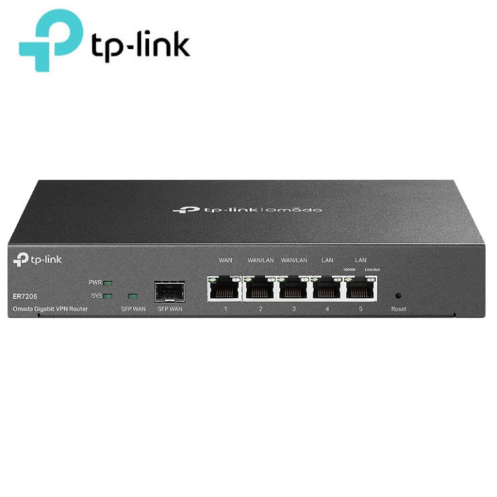 TP-LINK TL-ER7206 Omada Gigabit VPN Router SafeStream Multi-WAN VPN ...