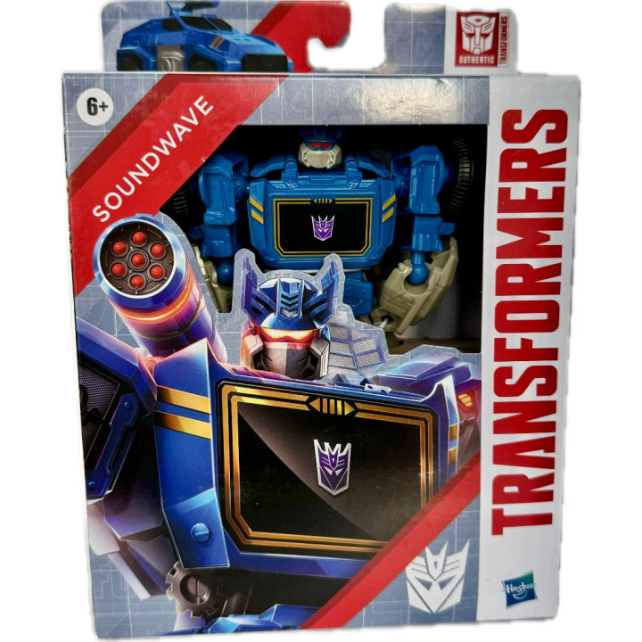 GZ Transformers Authentics Soundwave figure, 6 Step HASBRO (หุ่นยนต์ ...