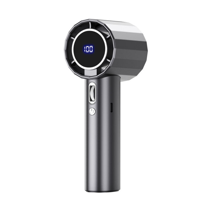 F08 Buy 1 Take 1 Turbo Fan Handy with 100 Wind Speed Adjustment and LED ...