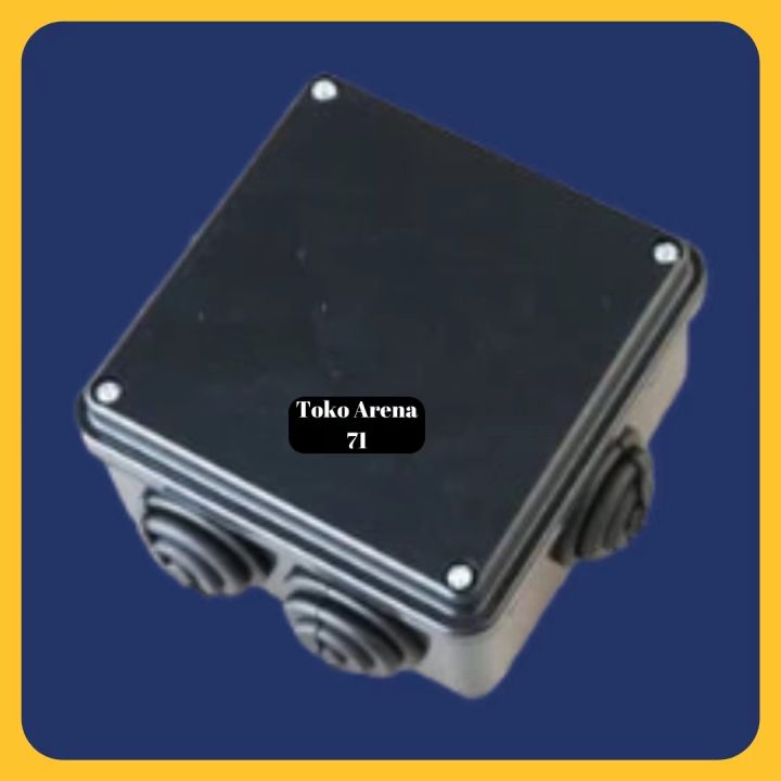 Dorados Duradus Kotak Safety Junction Box Kabel Datar Rata Hitam ...