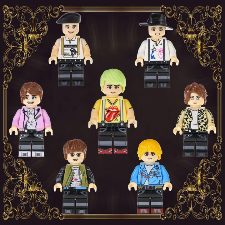 J-Hope Jimin Music Celebrities Brand idols TV Movie Minifigures Bricks ...