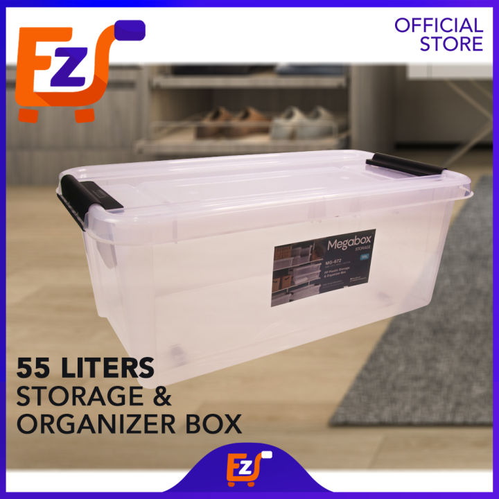 EZ DEAL Megabox 55-Liter High Impact Resistant Heavy-Duty Storage ...