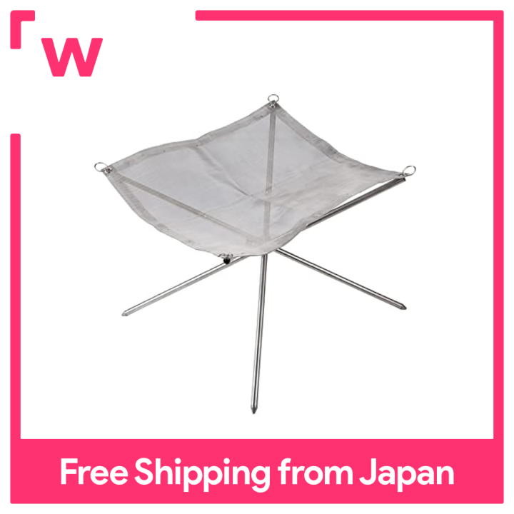 CAMPING MOON Fire pit Fire stand, all stainless steel Fire fan with ...
