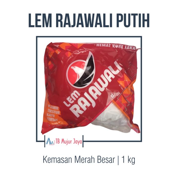 Rajawali 1 kg Lem Kayu Putih Lem Plamir Lem Kertas Kemasan Besar ...