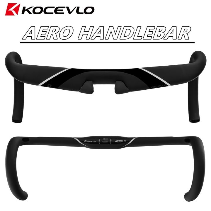 KOCEVLO Road Bike Carbon fiber handlebar internal routing bicycle Aero ...