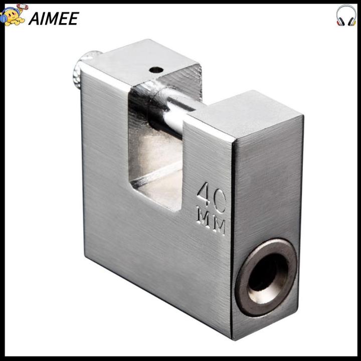 AIMEE With Keys Heavy Duty Padlocks Stainless Steel Anti-cut Long ...