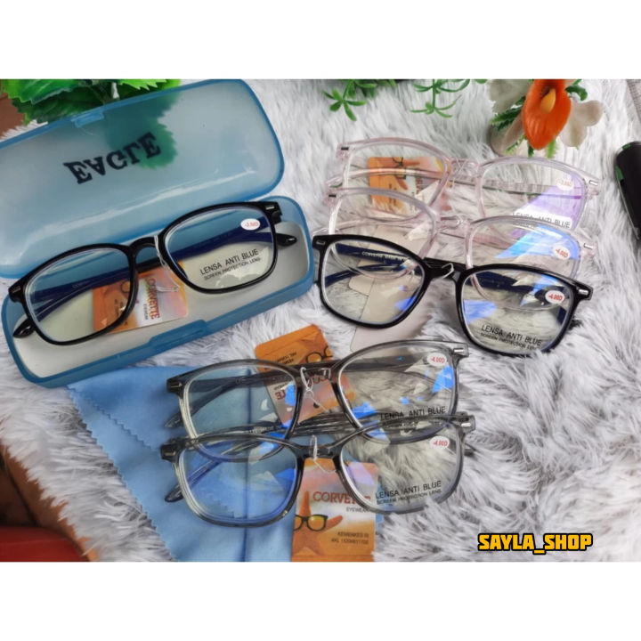 amata Minus Antiradiasi Model Kotak KT 259 KACAMATA MINUS RABUN JAUH ...