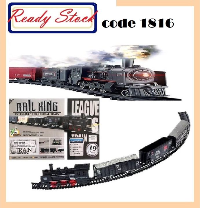 Rail King Train Electric Classical Train Toy Play Set For Kids Best ...