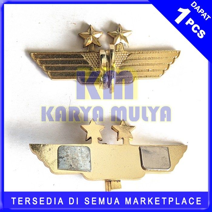 Wing Masinis Tingkat Madya Jabatan Masinis Lencana Masinis Bintang 2 ...