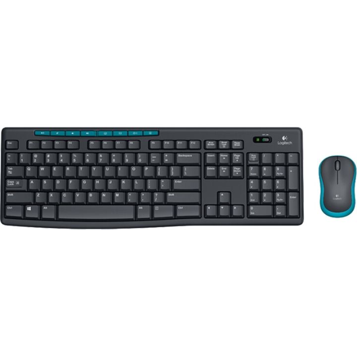 Logitech Mk275 Usb Wireless Keyboard Mouse Waterproof Office Stes ...
