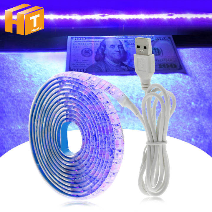 UV LED Strip Light 0.5m / 1m / 2m USB LED Light Strip Ribbon ...