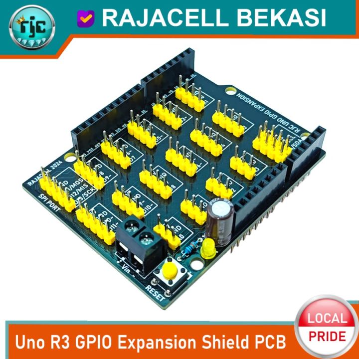 Uno R3 GPIO Expansion Shield PCB Prototype Shield Uno Wemos D1 Breakout ...