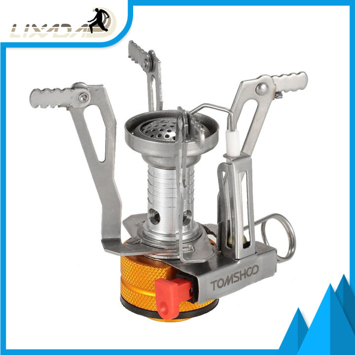 Mini Backpacking Canister Stove Burners Camping Outdoor Cooking ...