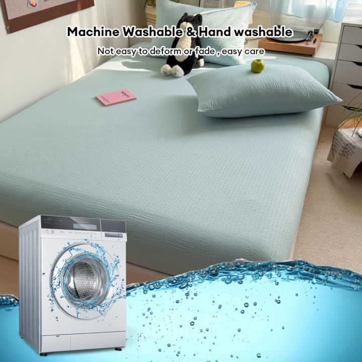 Dansunreve Breathable Bedsheet High Quality Soft Crinkled Gauze Bed ...