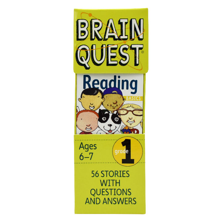 Brain Quest Reading Grade 1 American intelligence Reading subject question and answer card Brain ...