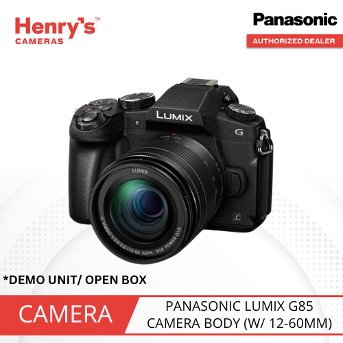 PANASONIC LUMIX G85 MIRRORLESS CAMERA BODY W/ LEICA 12-60MM 2.8-4.0 ...