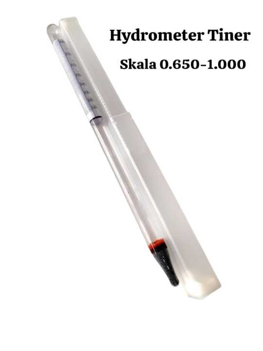 Alat Hydrometer Tiner Alat Ukur Bensin Baume Density skala 0.650-1.000 ... Alat Hydrometer Tiner Alat Ukur Bensin Baume Density skala 0.650-1.000 ...