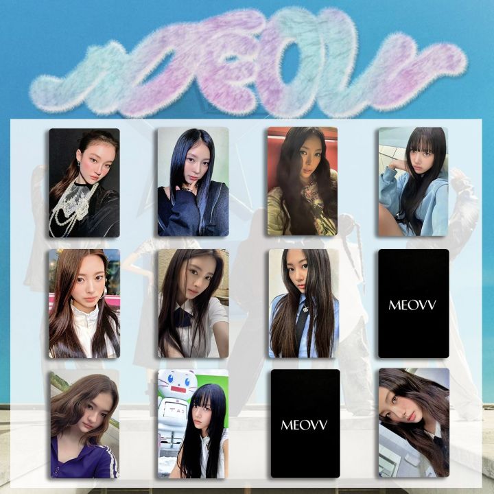 MEOVV MEOW Album PhotoCard Anna Narin Ella Gawon Sooin Photo Cards 5 ...