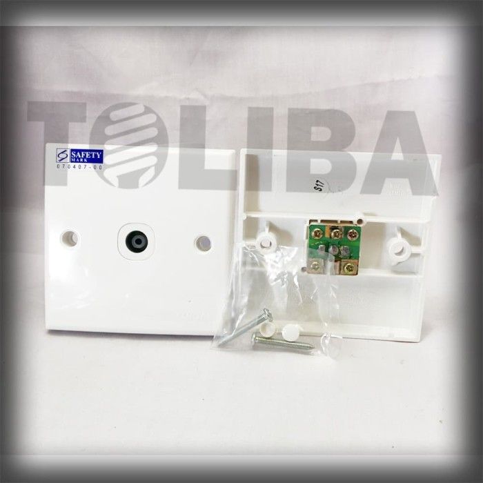 stopkontak stop kontak s/k tv antena clipsal schneider ada baut skrup ...