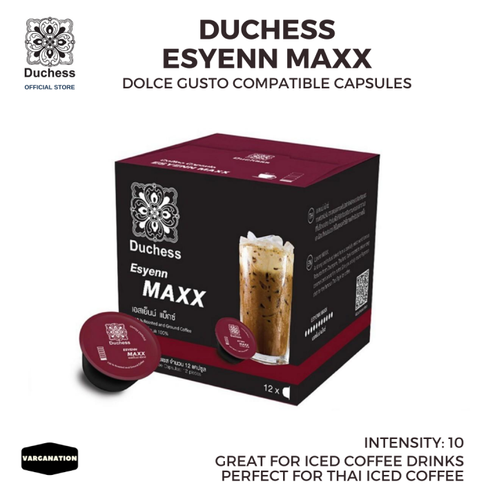 Duchess Dolce Gusto Coffee Capsules Esyenn Maxx - 12 Pods - Made in ...