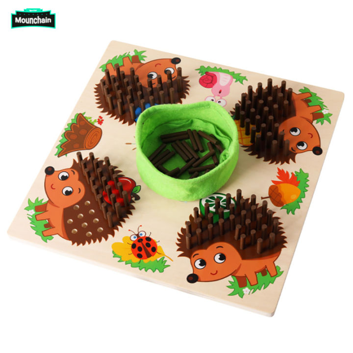 Hedgehog Board Game Learning Counting Matching Fine Motor Skill Sorting ...