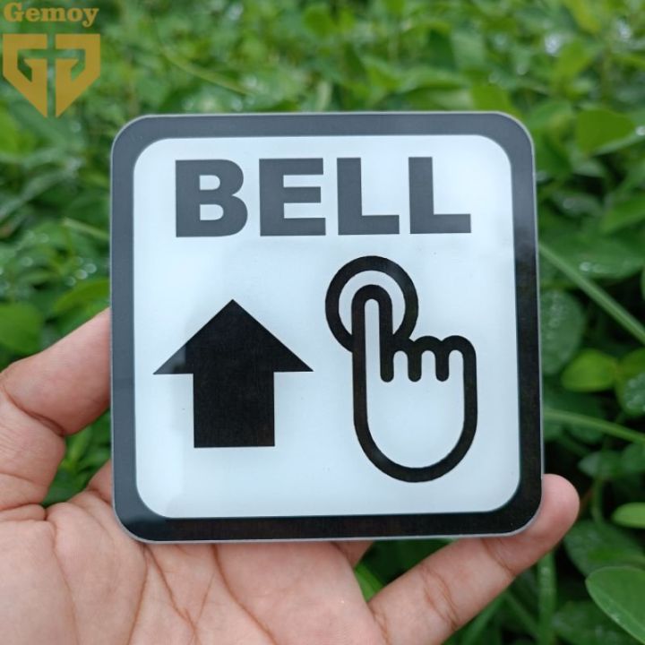 PAPAN ACRYLIC TULISAN BELL PAPAN AKRILIK BEL TANDA BELL BEL RUMAH BEL ...
