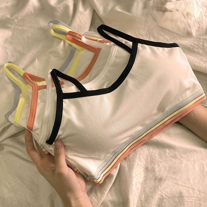 2PCS Ice Silk Bra for Girls Junior High School Student (11-18 Years Old ...