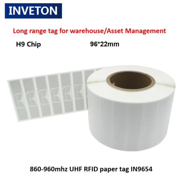 860-960mhz Uhf Tag Epc 6c Sticker 9654 Tag H3 U9 Adhesive Passive Label ...