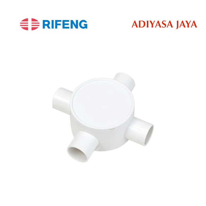 4 Way Round Junction Box Conduit 3/4 (Rifeng) | Lazada Indonesia