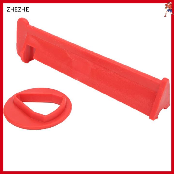 ZHEZHE แบบพกพา ที่ขึ้นรูปปลายไม้คิว พลาสติก ชุดเครื่องมือช่าง ที่กดไม้ ...